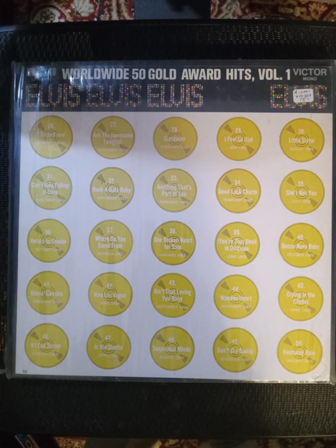Elvis Presley Worldwide 50 Gold Award Hits Vol 1 SEALED 4 LP Box RCA ...