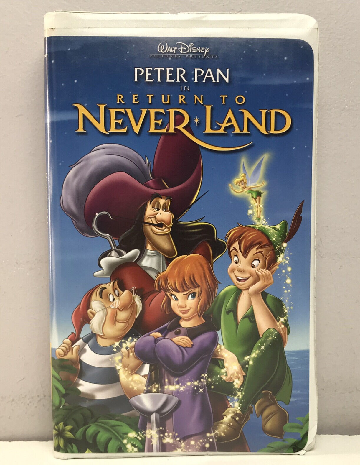 Disney VHS Peter Pan Return to Never Land Clamshell Case 2002 Sequel 2 ...