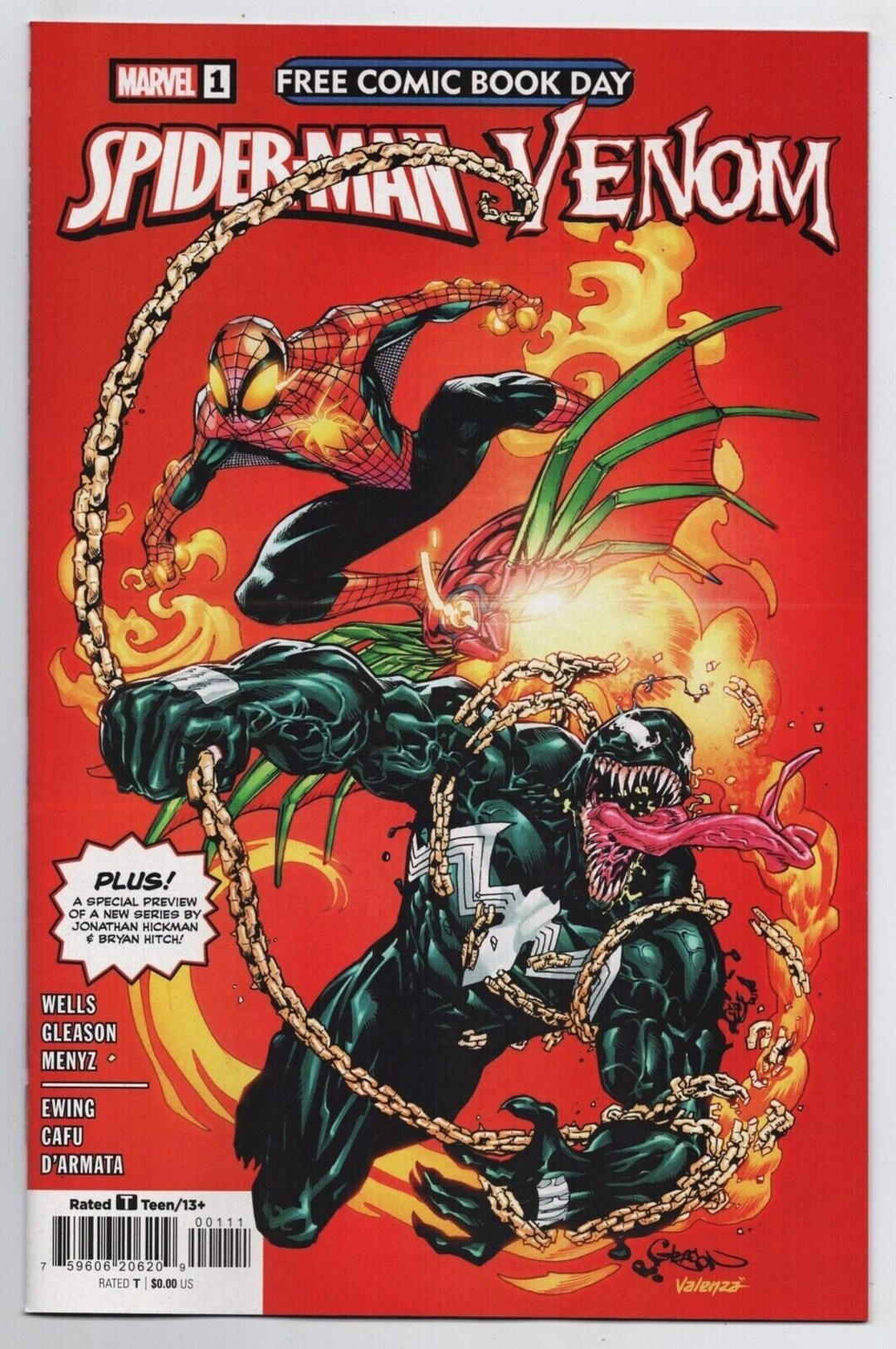 Spider-man Venom 1 FCBD 2023 Free Comic Book Day Marvel Comics - Etsy