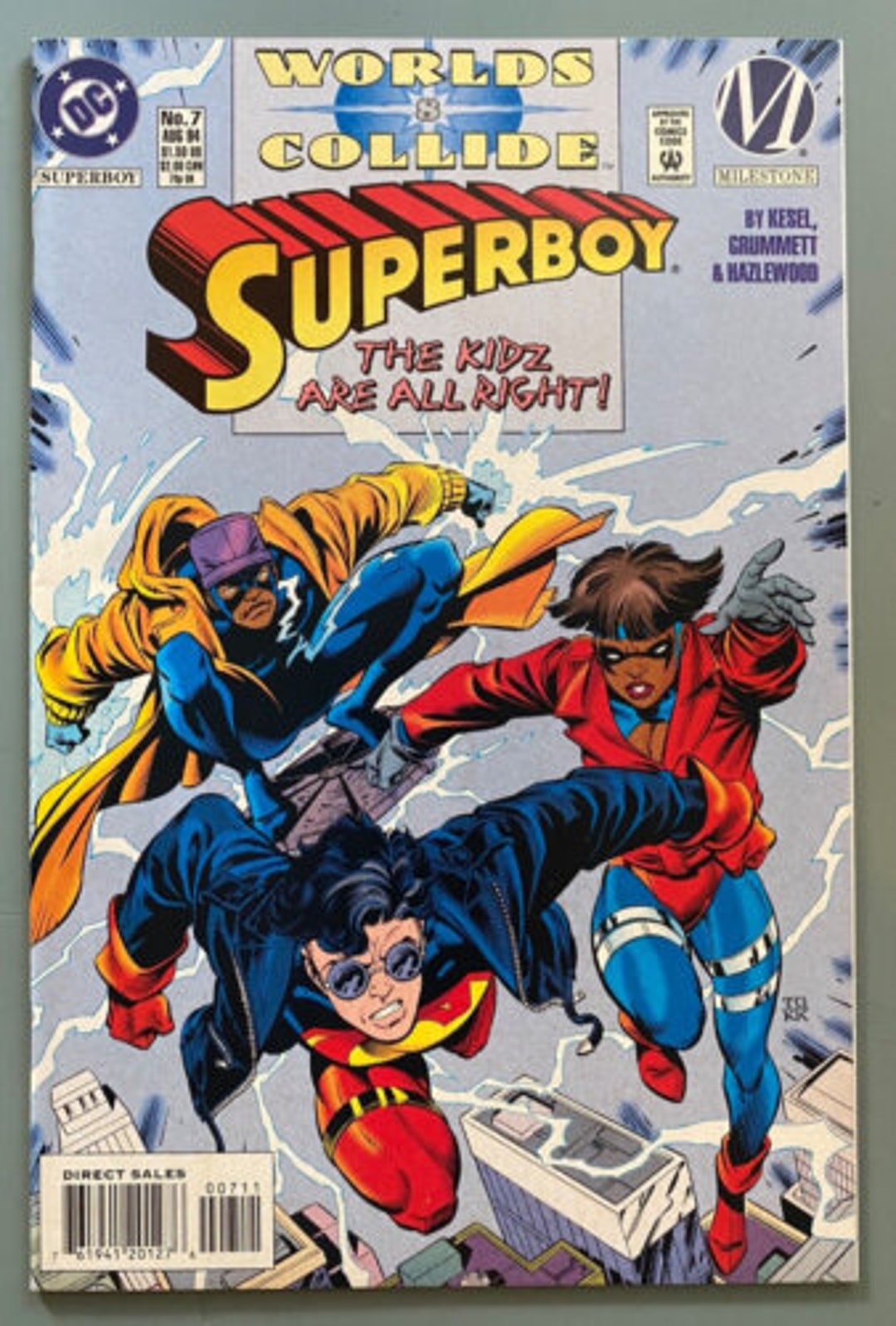 Superboy 7 Milestone DC 1994 the Kids Are All Right - Etsy