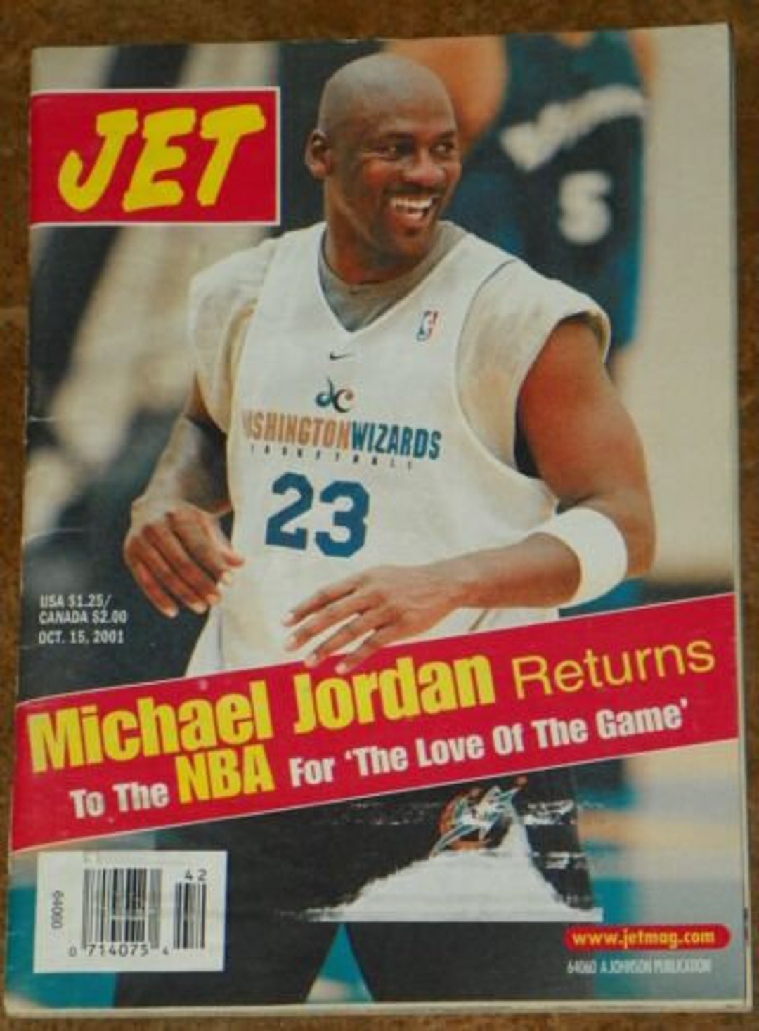 JET Magazine October 15 2001 Michael Jordan Returns to the NBA 3720 - Etsy