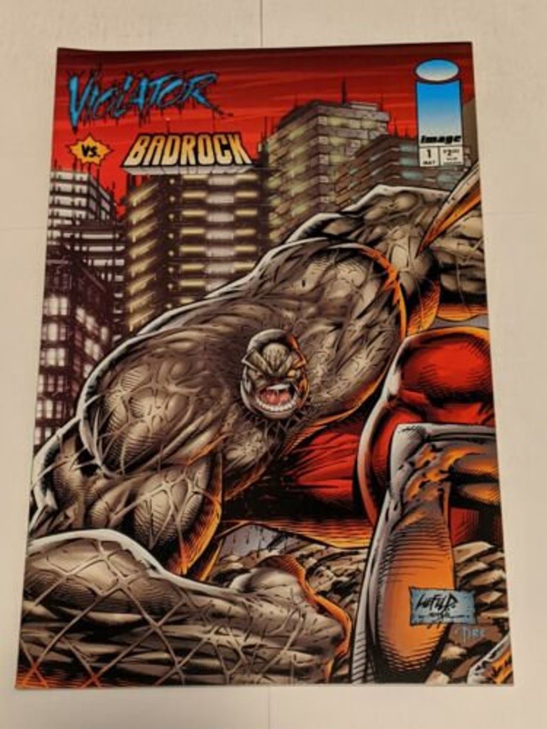 Violator Vs. Badrock 1 May 1995 Image Comics Mcfarlane Limited Series ...