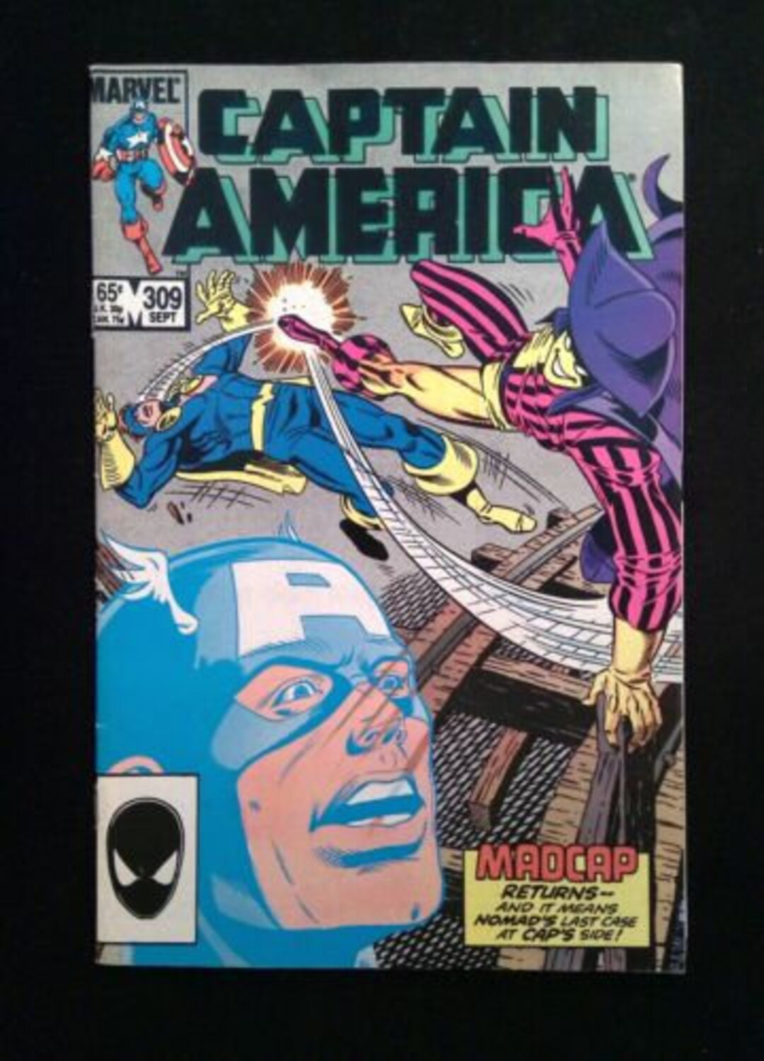 Captain America 309 MARVEL Comics 1985 3560 - Etsy