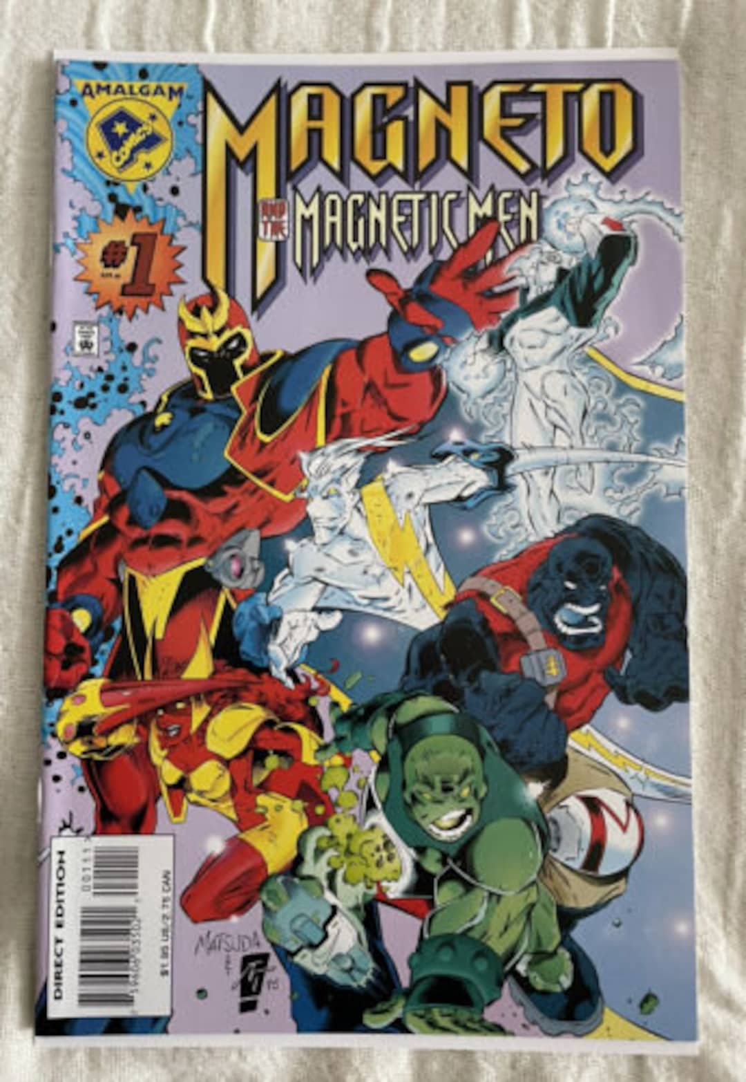 Amalgam Comics Magneto and the Magnetic Men 1 1996 3560 - Etsy