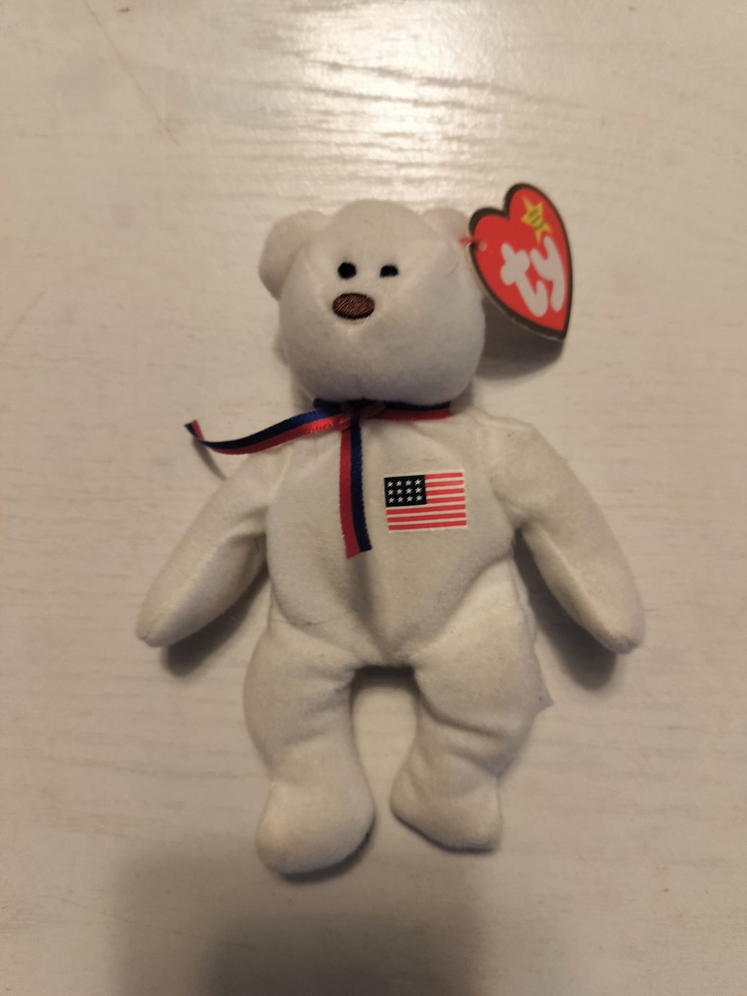 Ty Teenie Beanie Babies Liberty THE BEAR 1999 Collection RARE Valuable ...