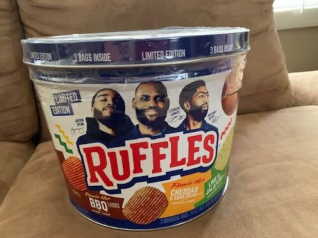 2022 Ruffles Lebron James Anthony Davis Jayson Tatum JUMBO Full Tin ...