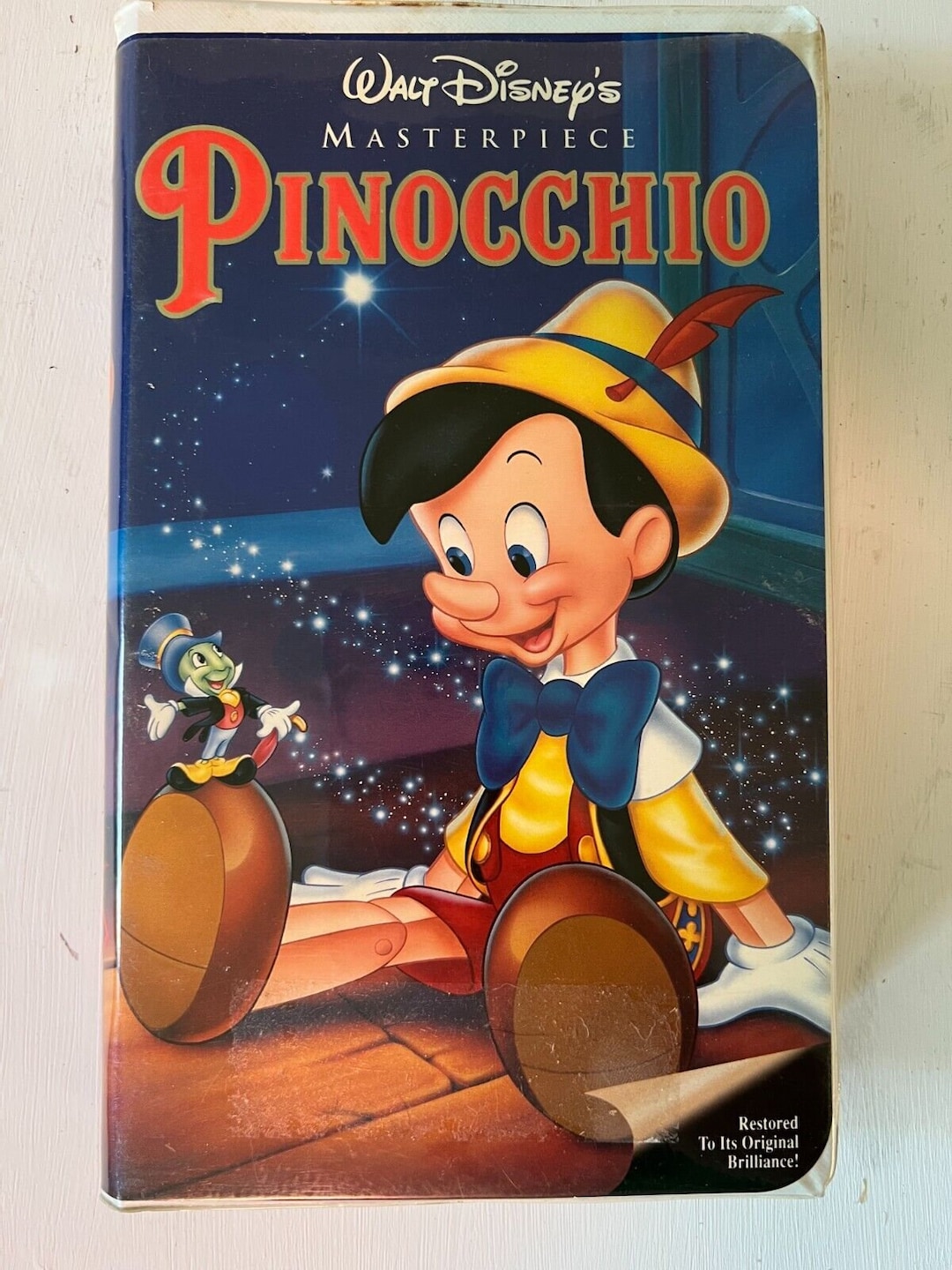 Walt Disney's Pinocchio VHS, 1993, Masterpiece Edition USED - Etsy ...