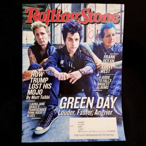 Green Day Rolling Stone Poster