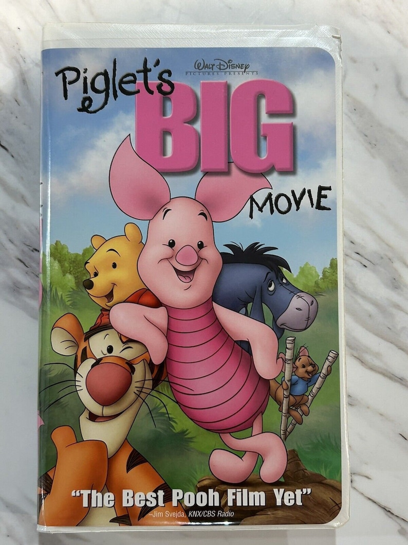 Piglets Big Movie VHS Walt Disney Rated G - Etsy