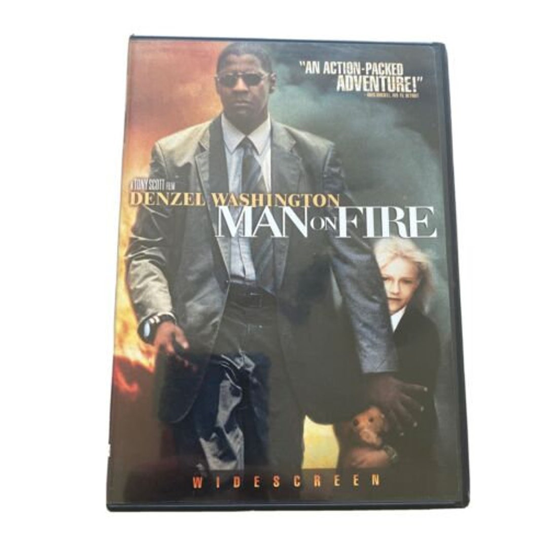 Man of Fire dvd,2004,widescreen Denzel Washington USED 3716 - Etsy