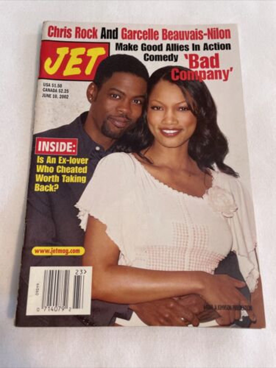 Jet Magazine Back Issue June 10 2002 Chris Rock and Garcelle Beauvais ...