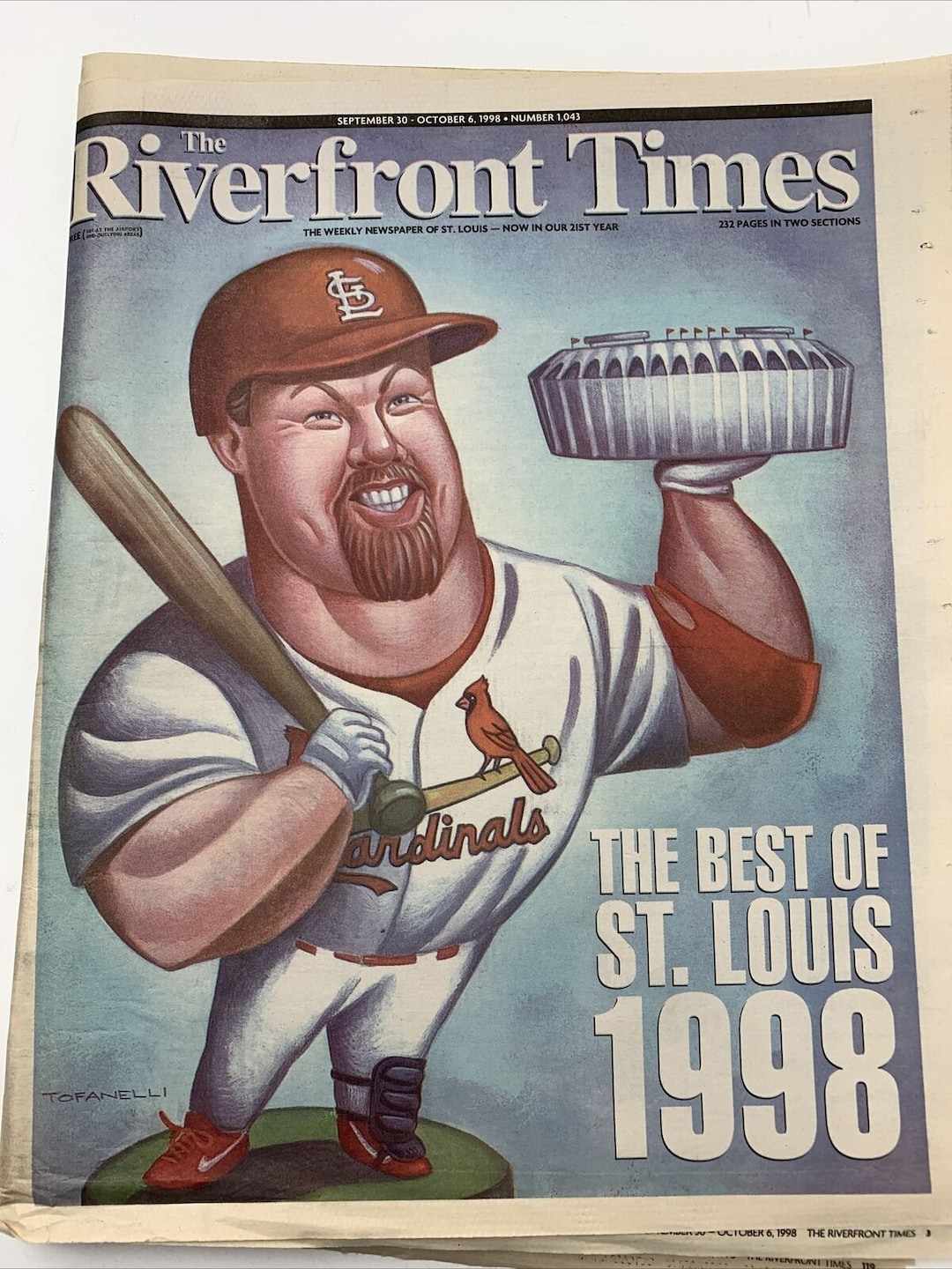 The Riverfront Times St Louis Newspaper Magazine September - Etsy