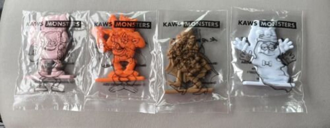 KAWS General Mills Monsters Figures Set of 4 Shelf 1 - Etsy