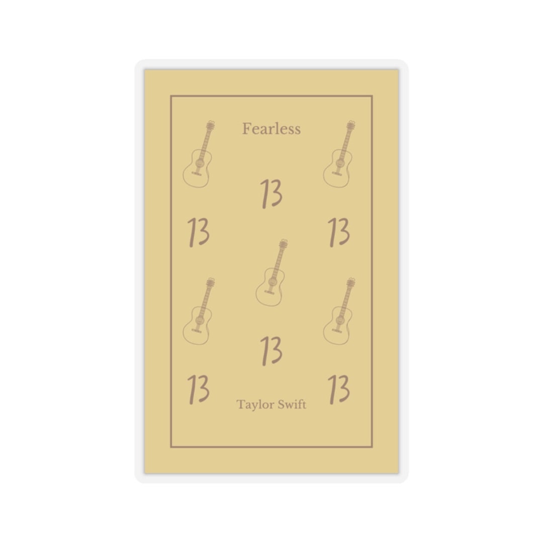 Taylor Swift Fearless taylor's Version Classic Book Style Swiftie Fan ...