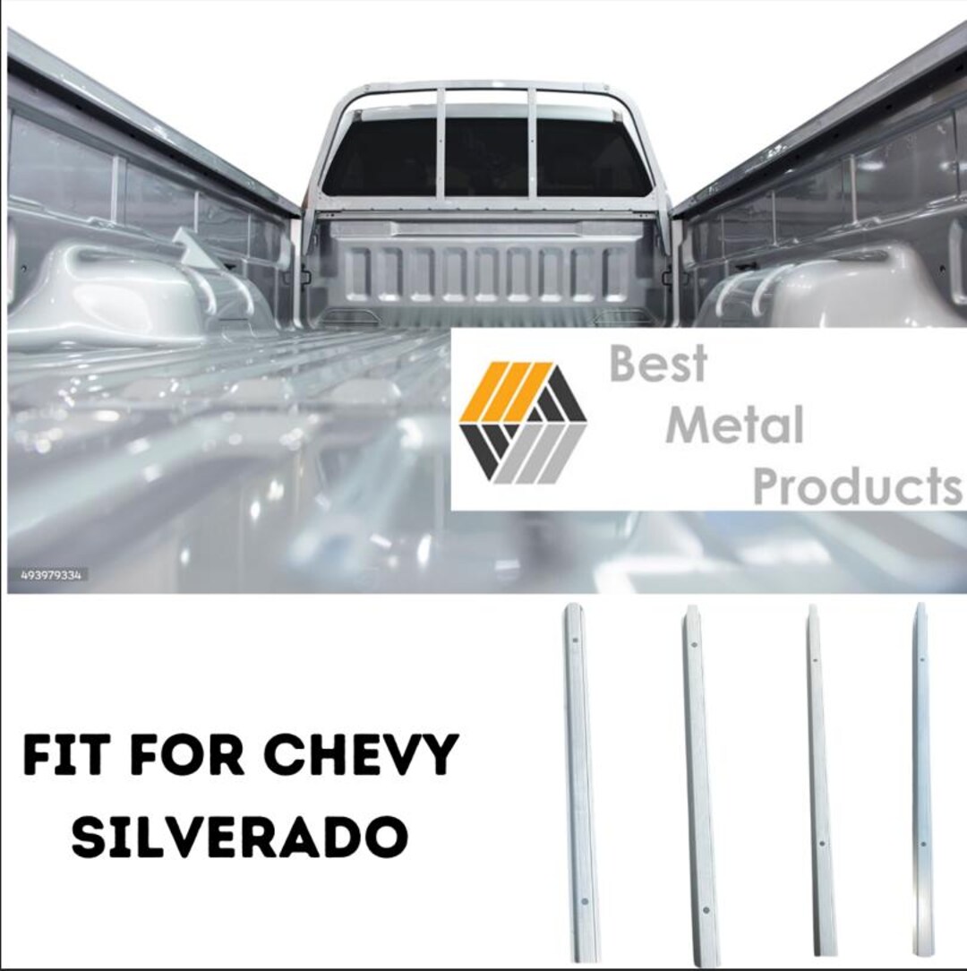 4 - Truck Bed Support Rail Crossmember Chevy Silverado From 1999 on ...