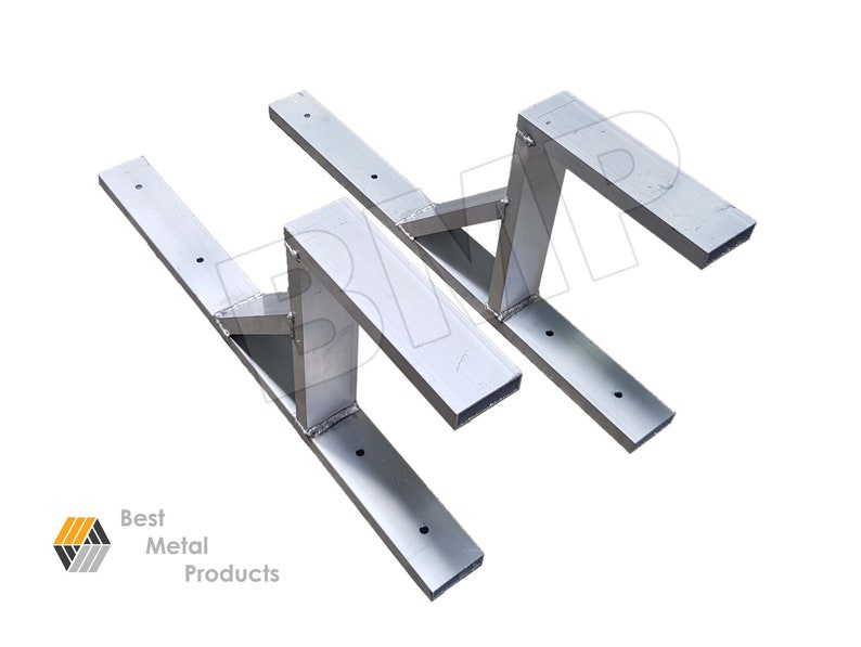 Ladder Rack Aluminium Pair, Enclosed Trailer, Wall Mount, Shop ...