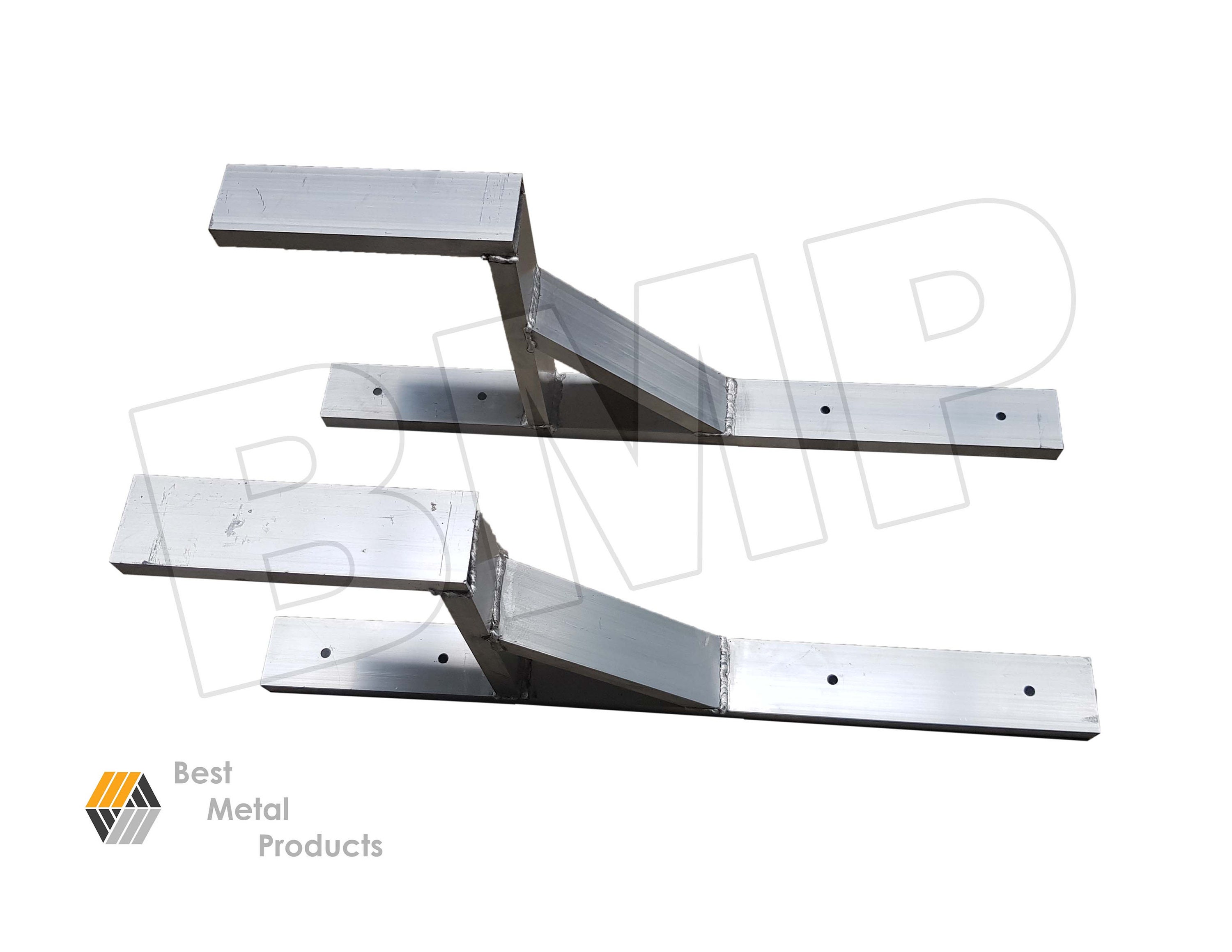 Ladder Rack Aluminium Pair, Enclosed Trailer, Wall Mount, Shop ...