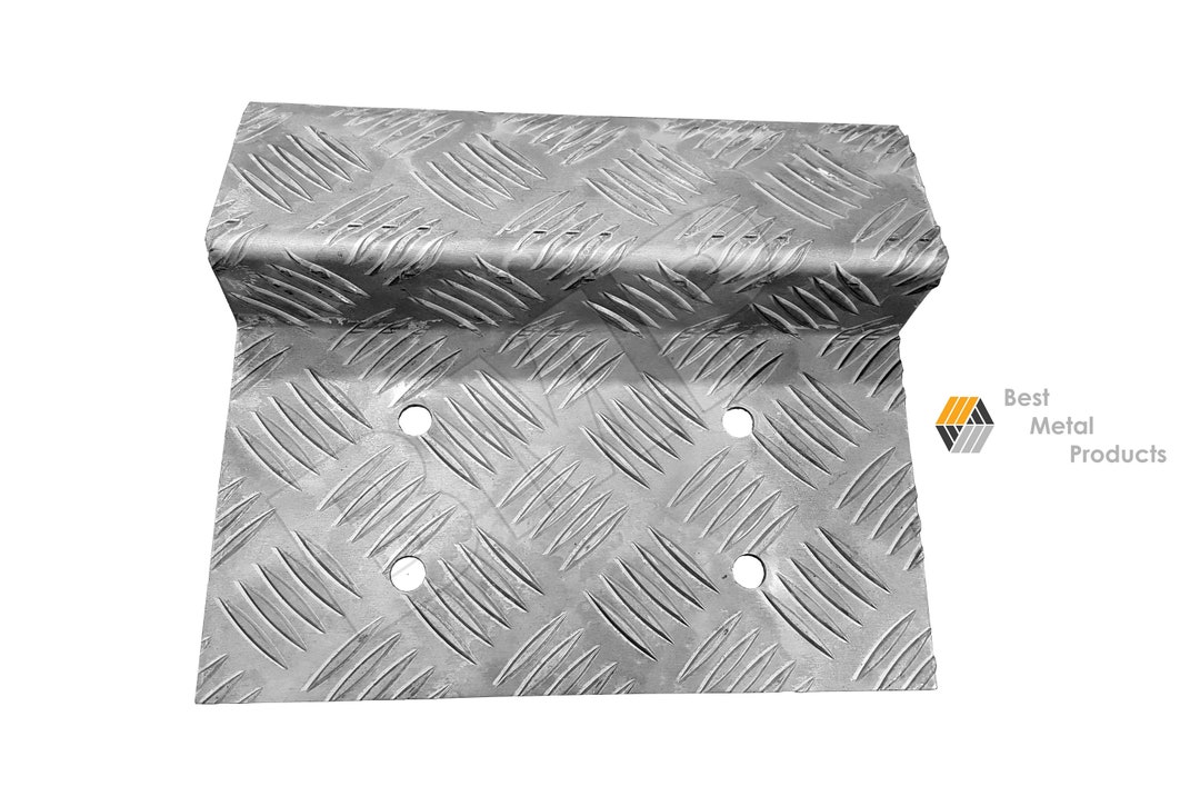 Loading Ramp End Top Kit – Diamond Plate Aluminum Ramp Brackets for 2 ...