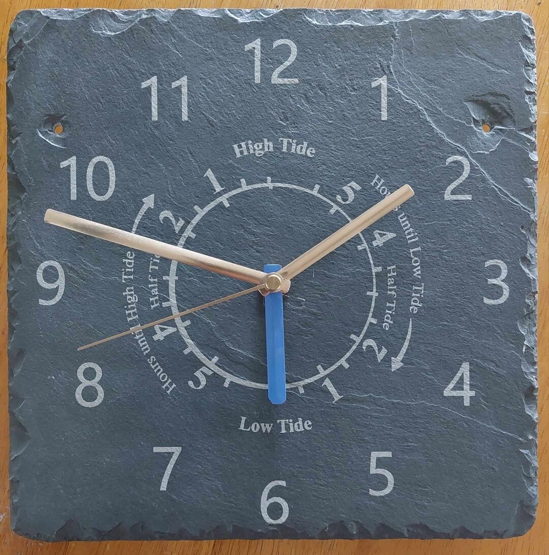 Tide & Time Clock Tidal Indicator Clock Cornish Gifts Tide Clock - Etsy