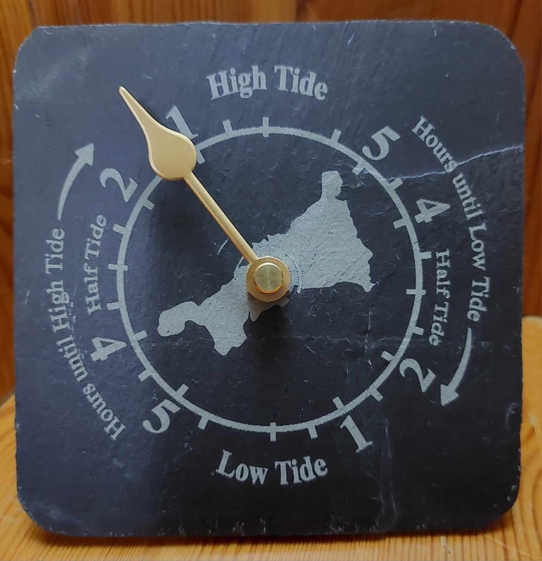 Cornwall Tide Clock Cornish Tidal Indicator Clock Cornish Gifts Devon ...