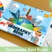 Geography Busy Book: Continents, Oceans, and Animal Habitats (printable ...