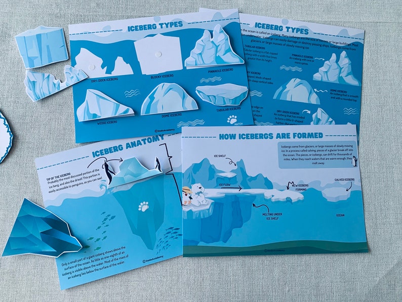 Antarctica Continents & Oceans Printable Activity Pack World - Etsy