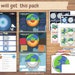 Earth and Atmosphere Structure Layers Preschool Worksheets Anatomy of ...