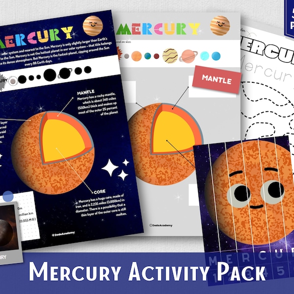 Outer Space Activity Pack for Preschool - Etsy