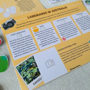 Australia Continents & Oceans Printable Activity Pack World Geography ...