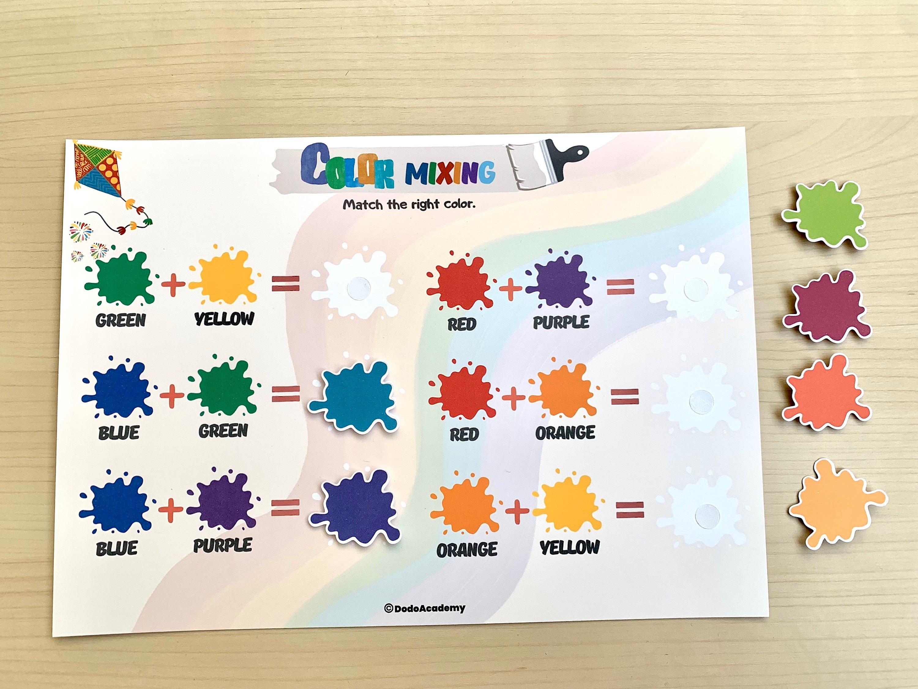 Color Mixing Color Sorting Activity Learning Colors Toddler Activity ...