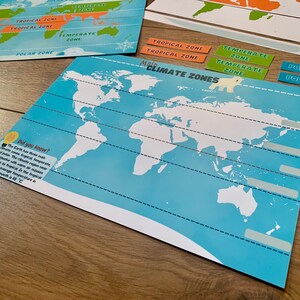 Main Climate Zones Printable Activity Pack World Geography Map ...