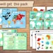 Continents & Oceans Printable Activity and Flashcards Pack World ...