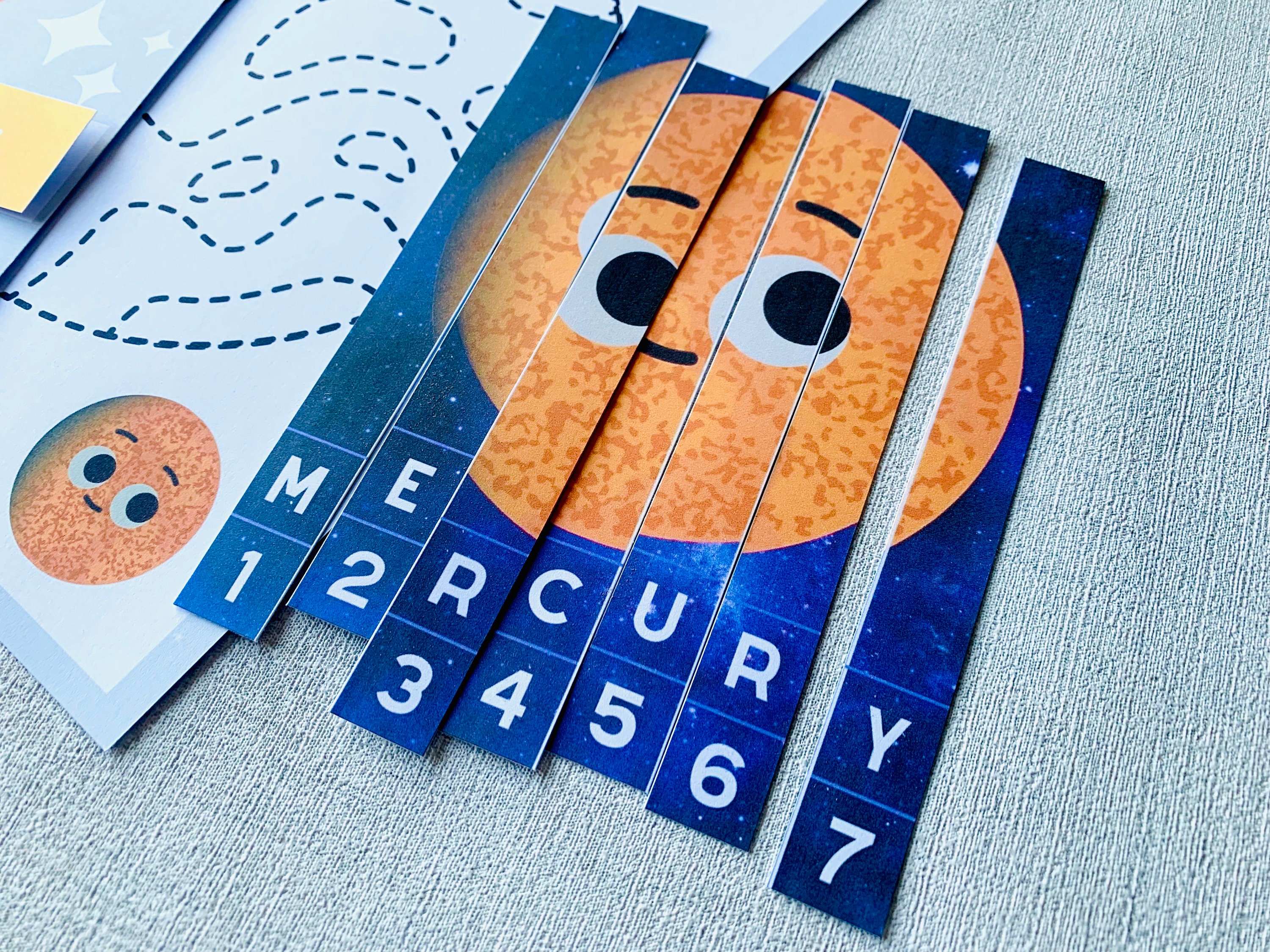Mercury Activity Pack: Solar System Learning Binder (PDF) - Etsy
