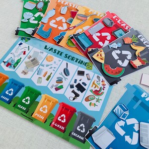 Waste Sorting Activity Recycling Game Earth Day Printable Garbage ...