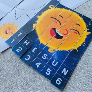 Structure of the Sun Unit Solar System Busy Book Pages Outer Space ...