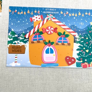 Gingerbread House Activity: Winter Christmas Busy Book (PDF Printable ...