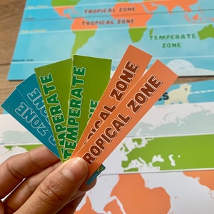 Main Climate Zones Printable Activity Pack World Geography Map ...