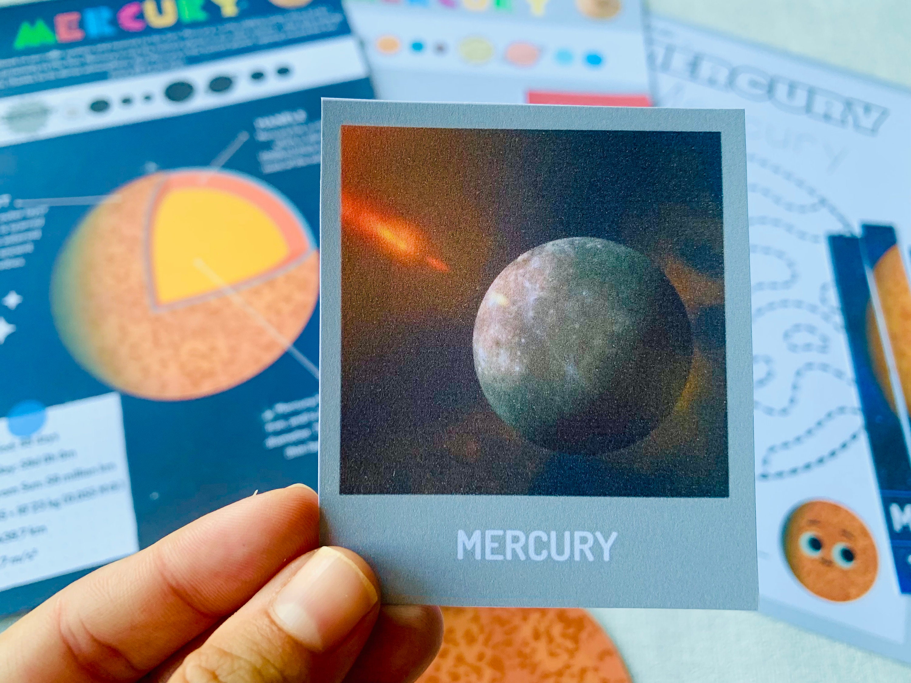 Mercury Activity Pack: Solar System Learning Binder (PDF) - Etsy