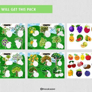 Fruits Sorting Worksheet Fruits and Vegetable Shadow Matching Activity ...