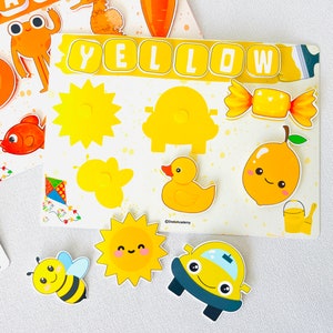 Color Matching Cards Color Sorting Activity Learning Colors Toddler ...