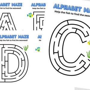 Alphabet Worksheets Printable Tracing Practice Coloring Homeschool ...