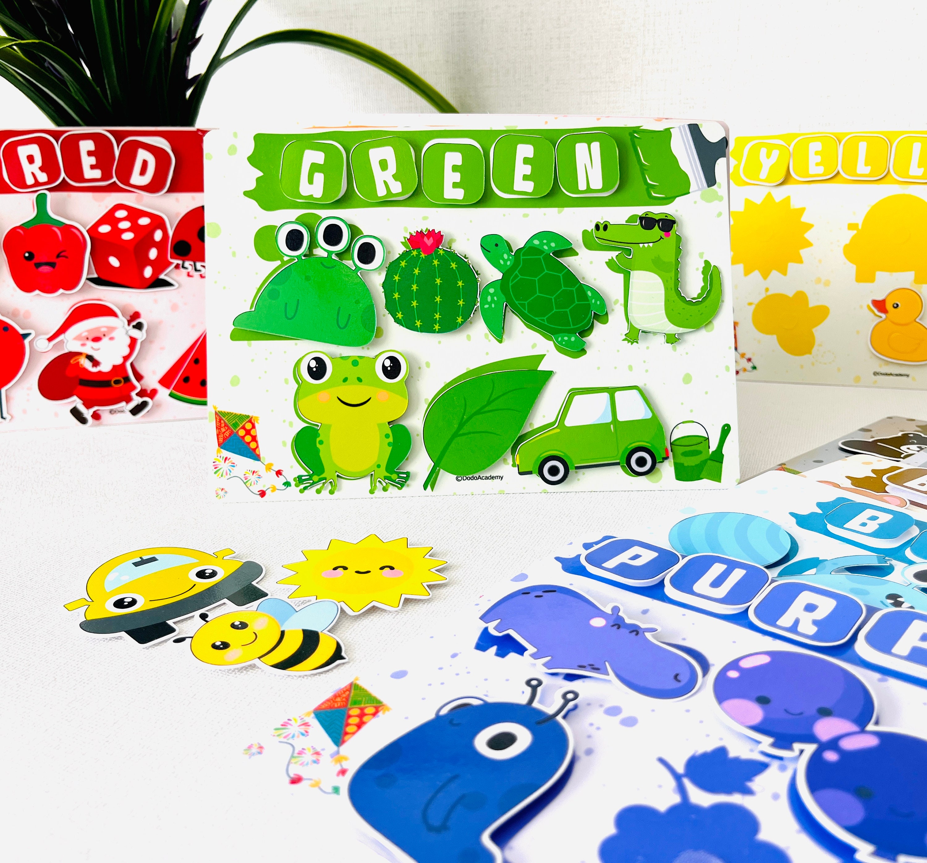 Color Matching Cards Color Sorting Activity Learning Colors Toddler ...