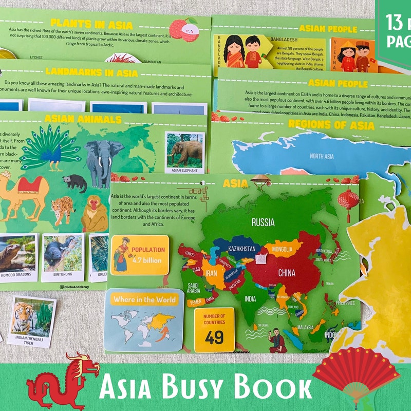 Montessori Unit Asia - Etsy