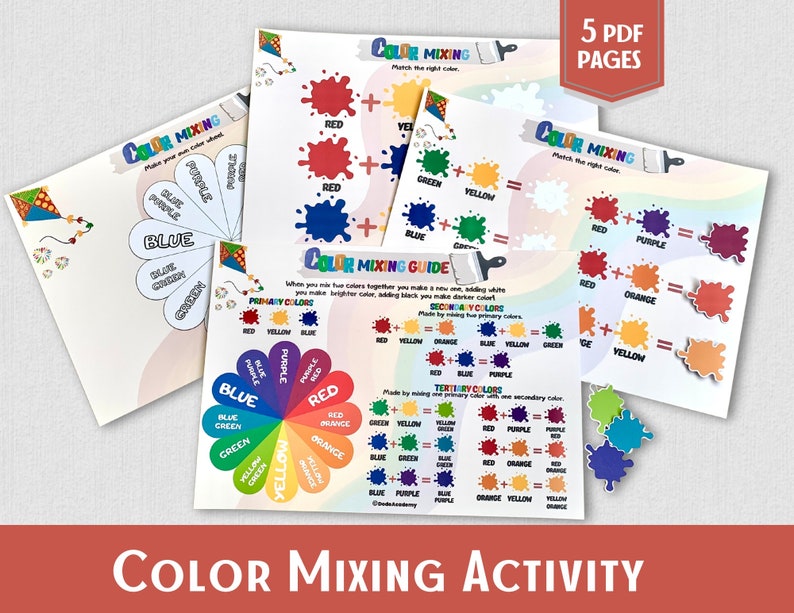 Color Mixing Color Sorting Activity Learning Colors Toddler Activity ...