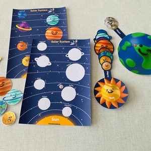 Solar System Busy Book: Planets Activity, Homeschool Printable (PDF) - Etsy