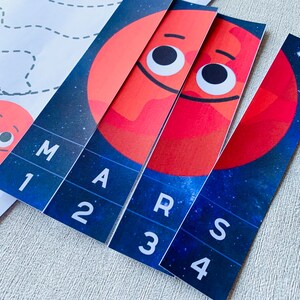 Mars Activity Pack Solar System Busy Book Pages Outer Space Learning ...