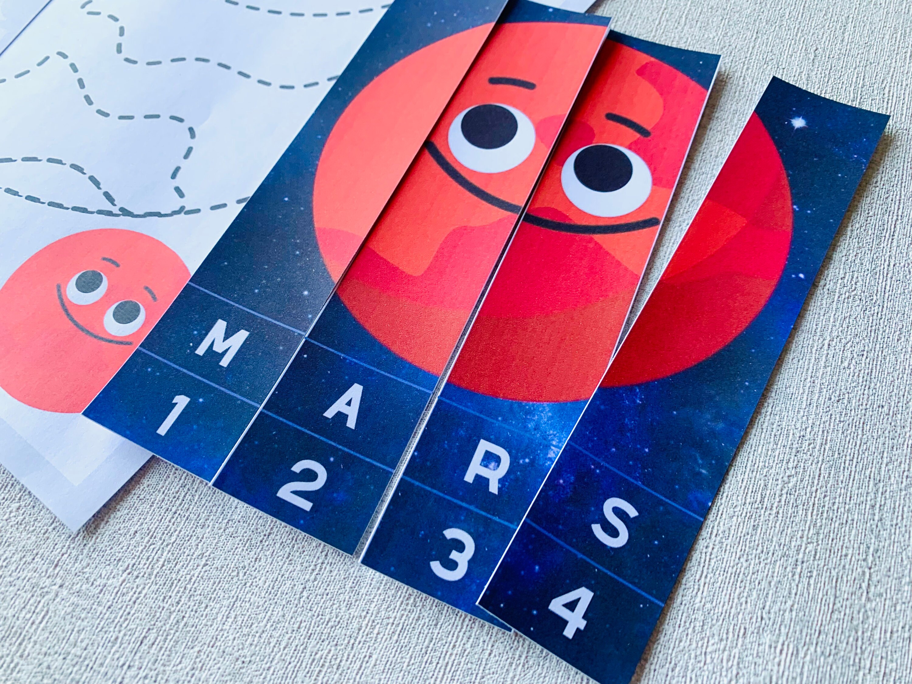 Mars Activity Pack Solar System Busy Book Pages Outer Space Learning ...