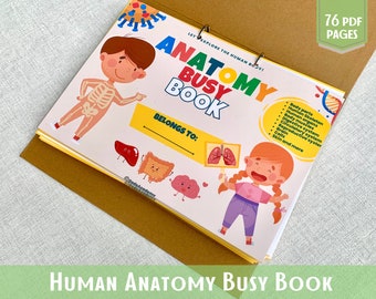 Human Anatomy Printable, Learning Human Body, Anatomy Game, Preschool ...