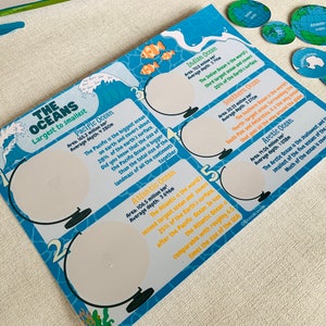 Ocean Learning Pack: Layers of the Ocean Activity (10 PDF Pages) - Etsy