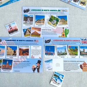 North America Continents & Oceans Printable Activity Pack World ...